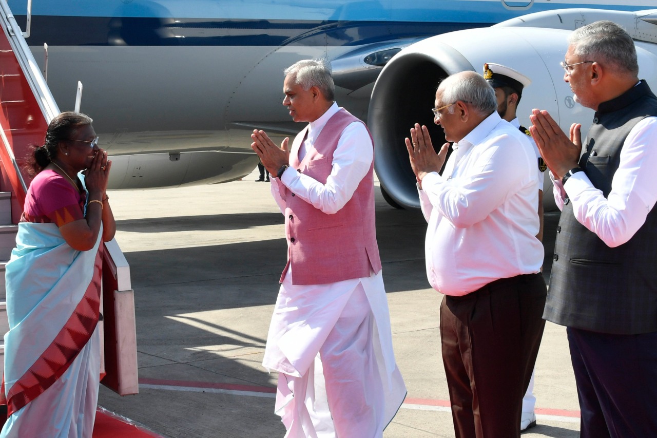President of India Draupadi Murmu, on visit to Gujarat
