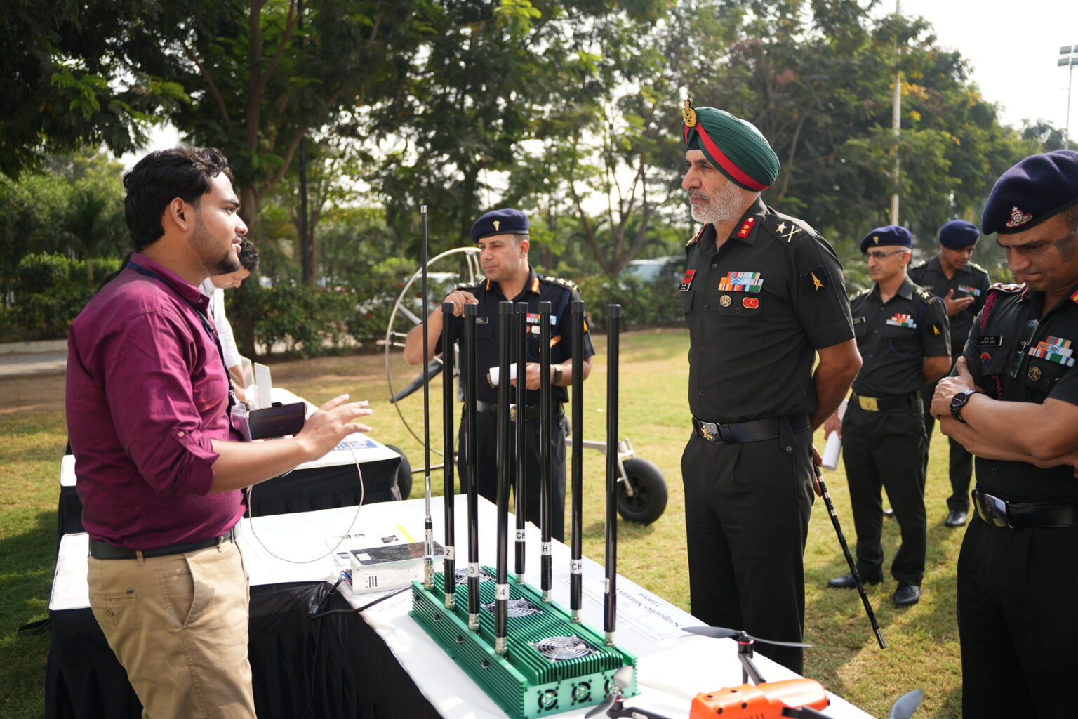 Karnavati University organised Defence Demo – a showcase of defence ...