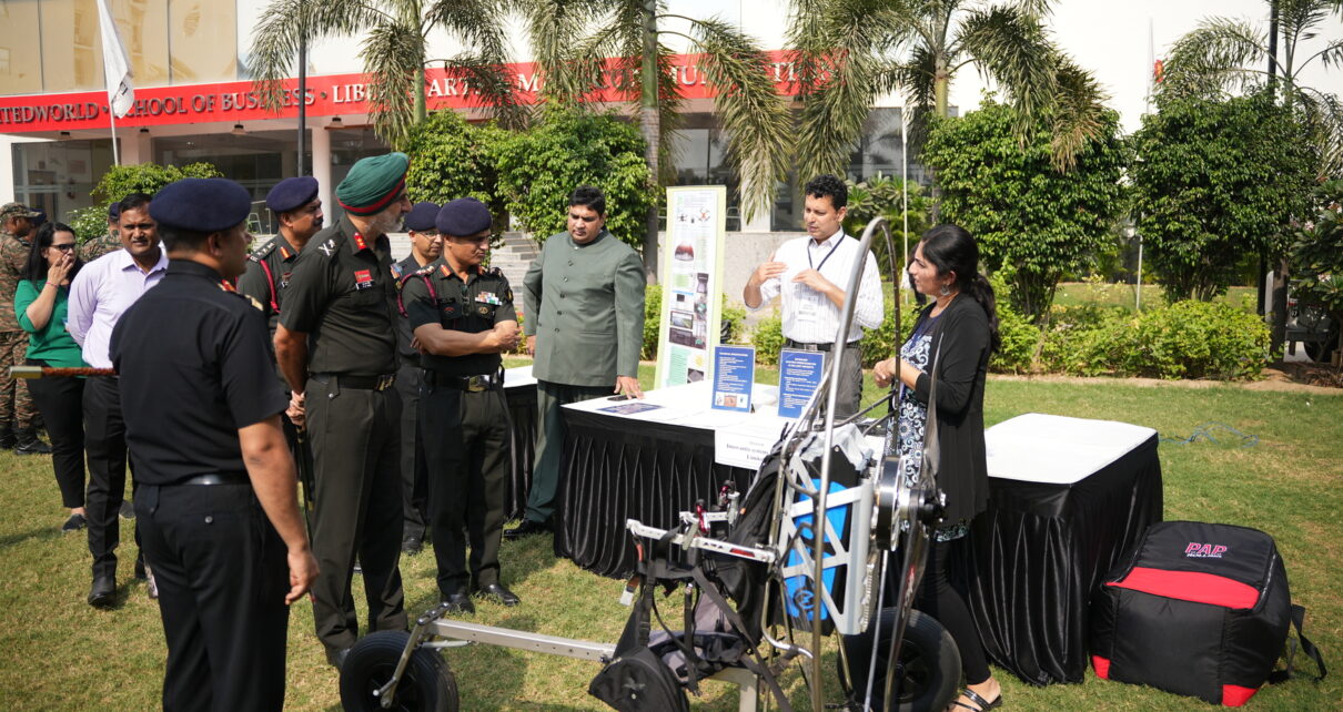 Karnavati University organised Defence Demo – a showcase of defence ...