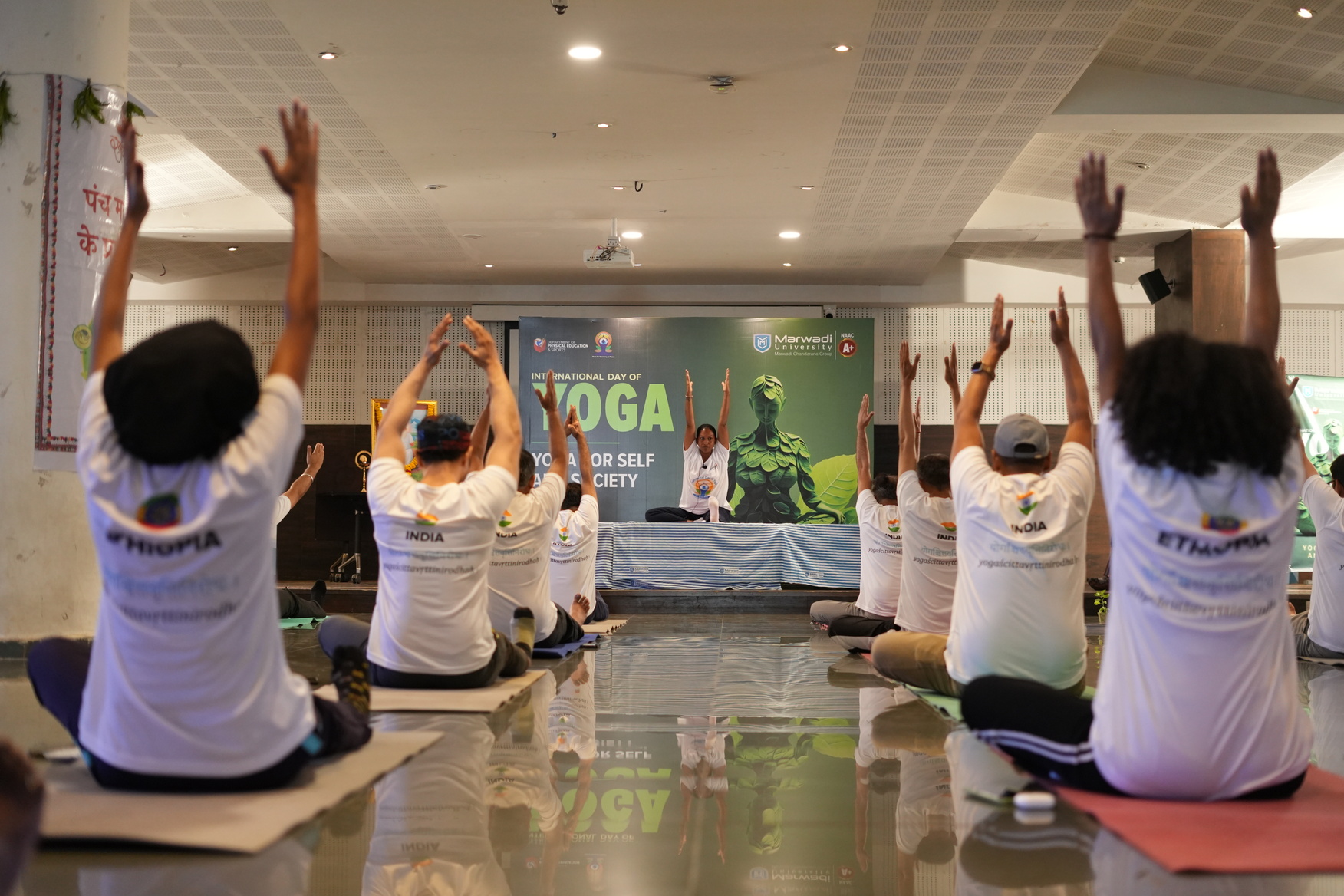 Marwadi University Observes International Yoga Day with Enthusiastic ...