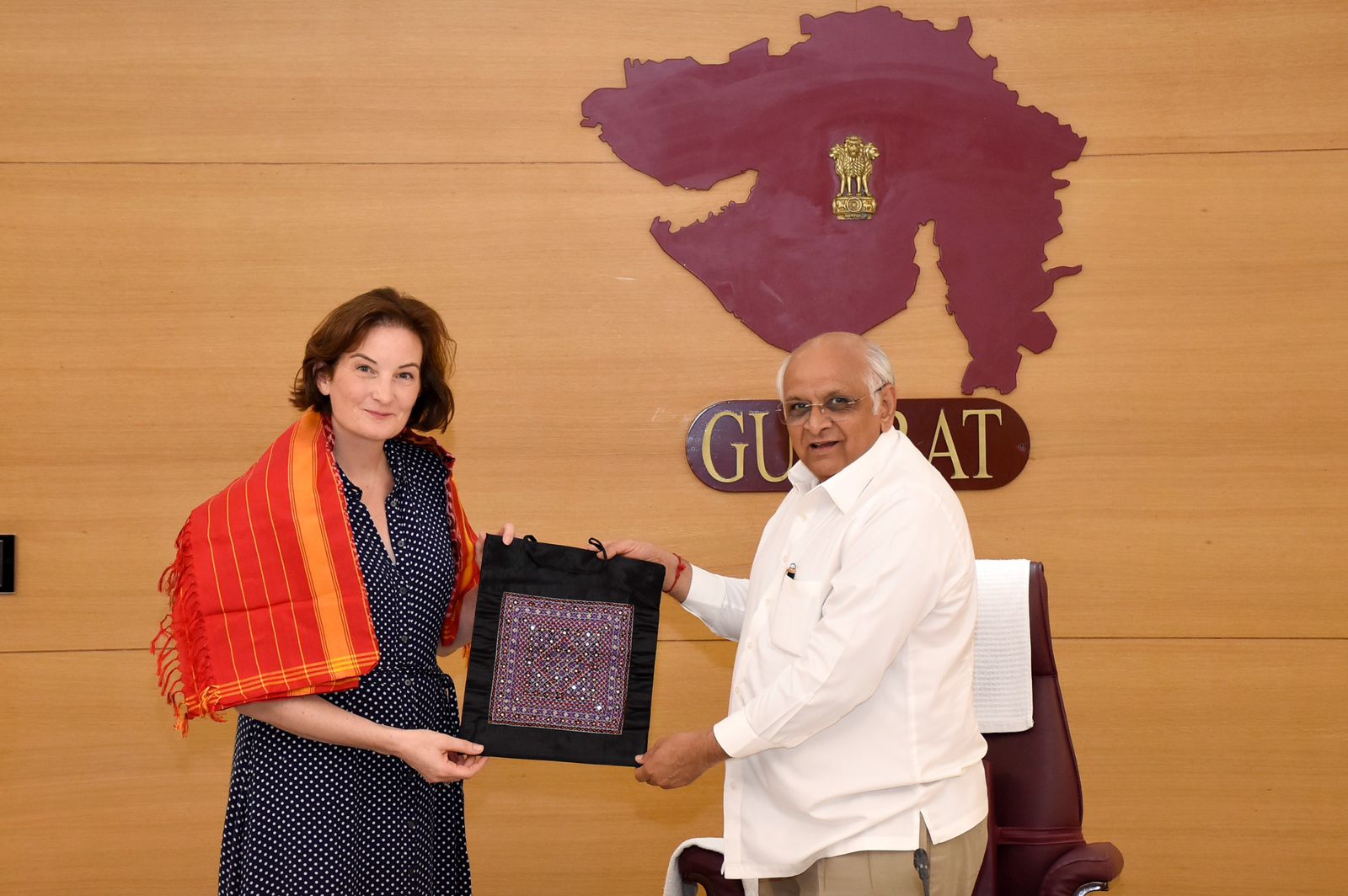 British Deputy High Commissioner to India Christina Scott met Gujarat ...