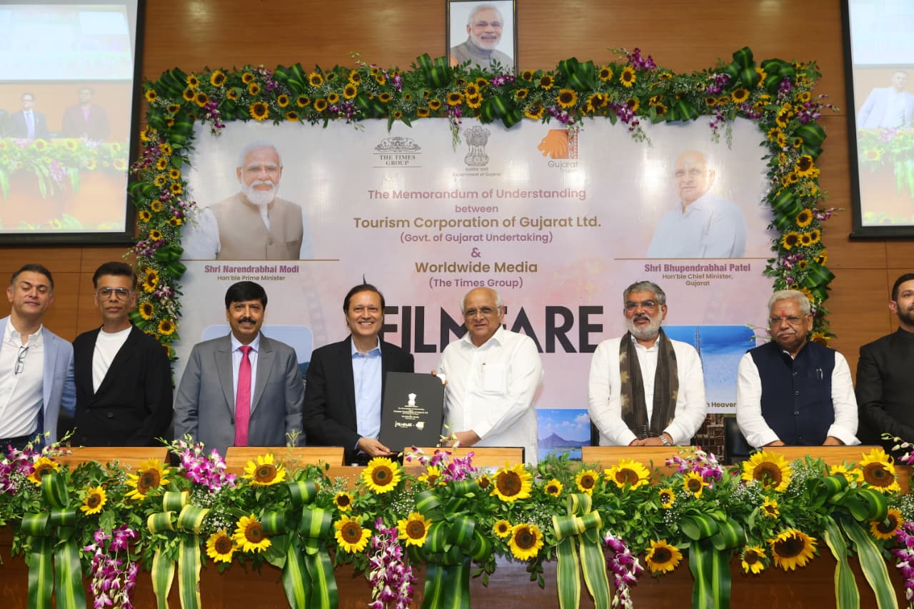 Gujarat to host 70th Filmfare Awards 2025; MoU inked with Times Group ...