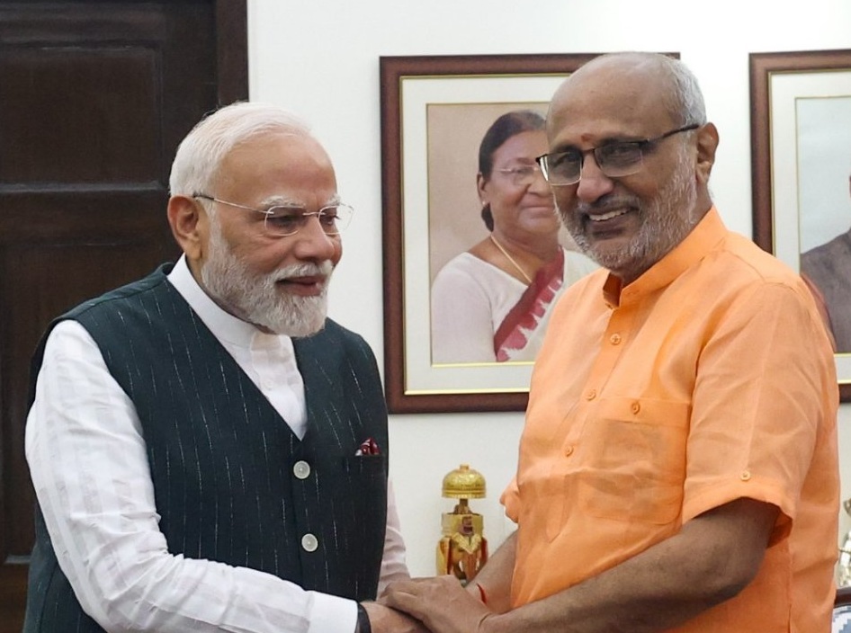 CP Radhadkrishnan elected as 15th Vice President of India - Gujarat's ...