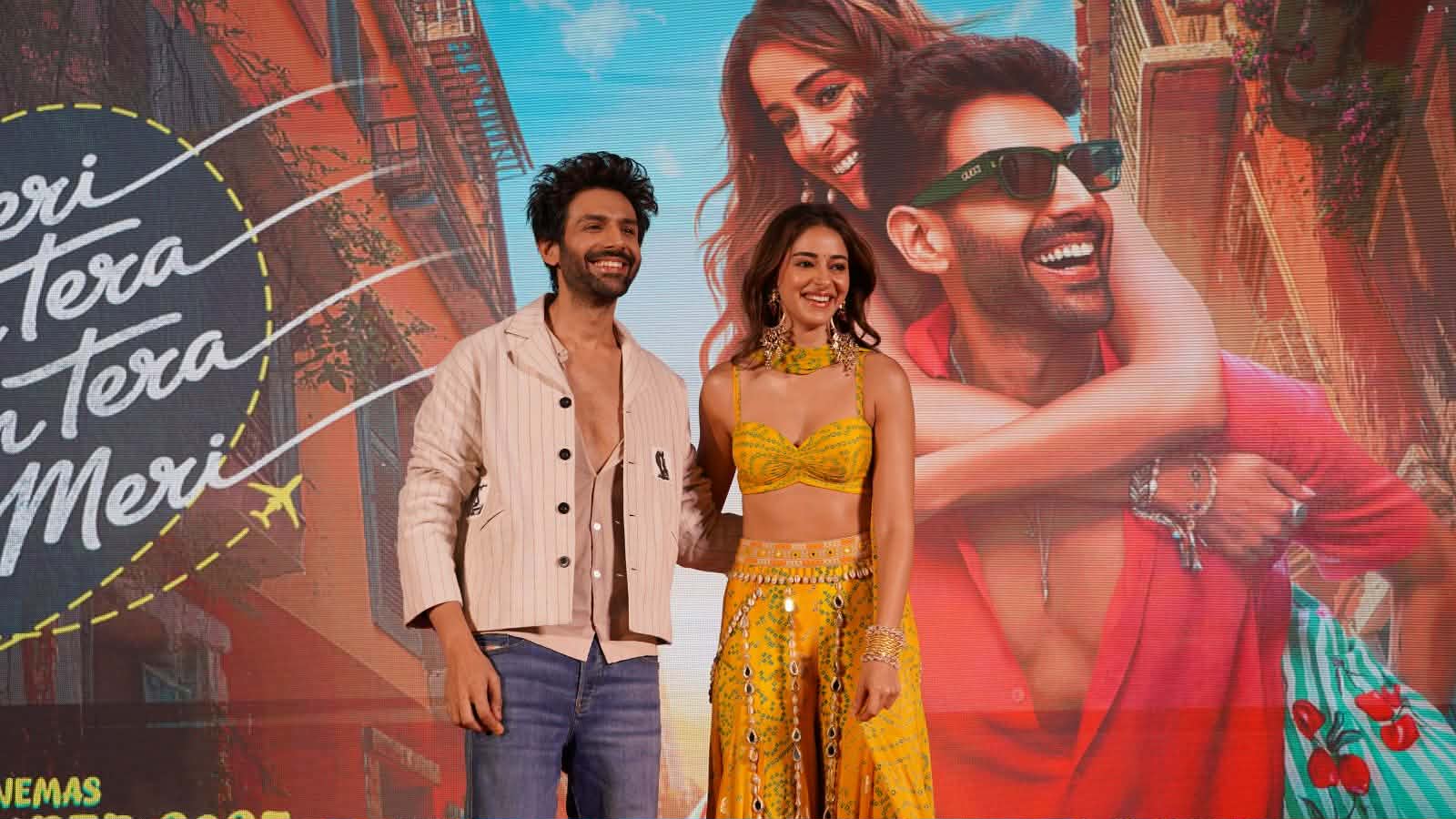 Ahmedabad saw Love Vibe of Kartik & Ananya for ‘Tu Meri Main Tera, Main ...