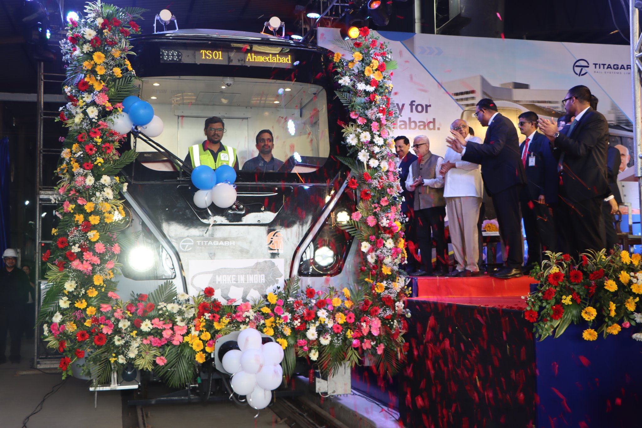 Ahmedabad Gets 1st ‘Make in India’ Metro Train; CM Bhupendra Patel ...