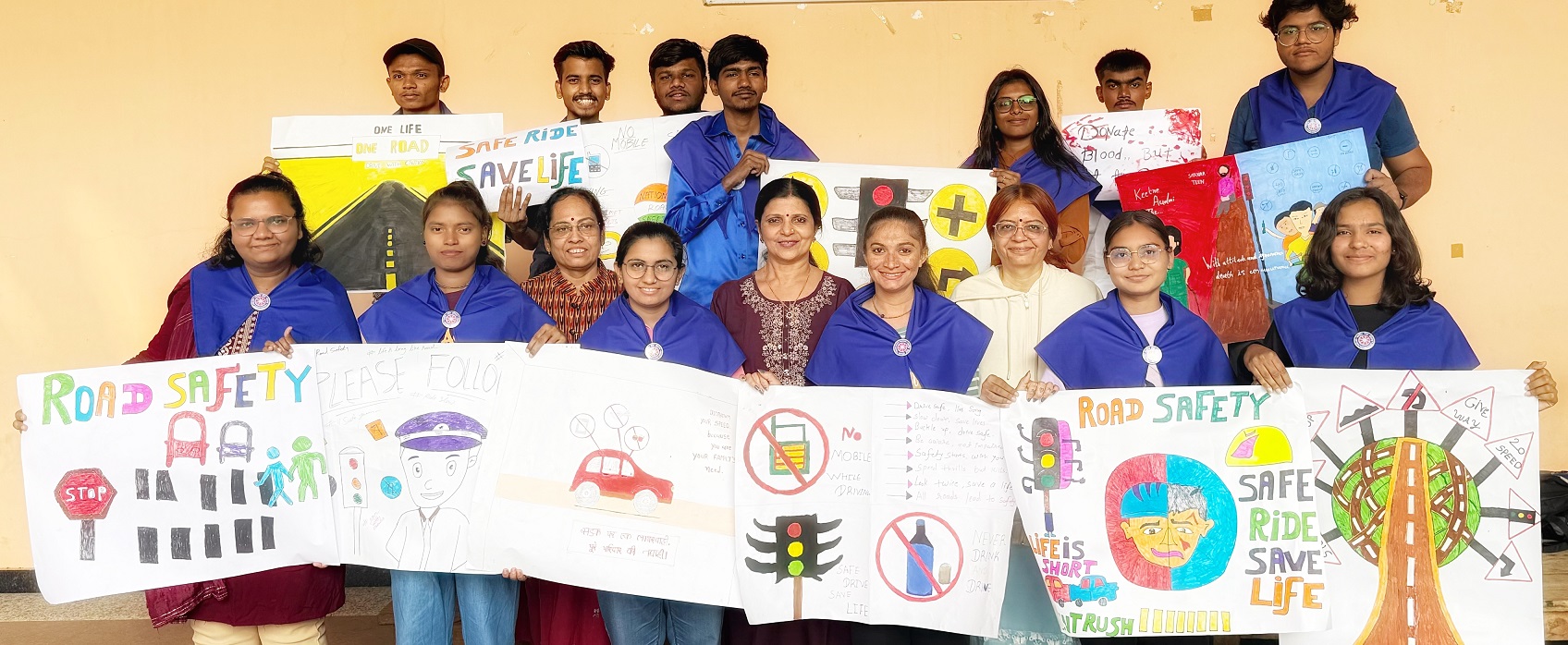 Smt SR Mehta Arts College Organises Poster-Making Competition on Road ...